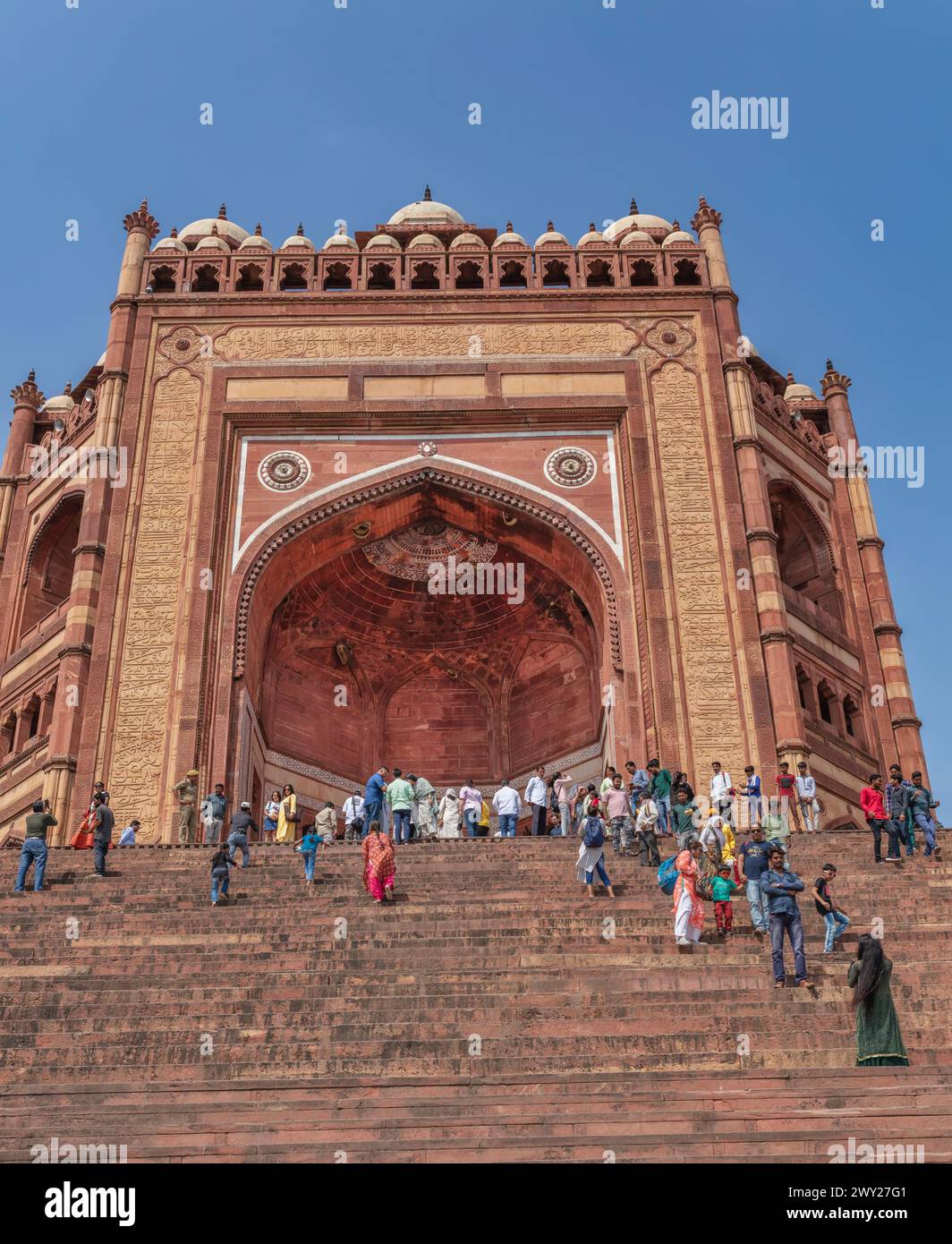 Buland Darwaza, entrance to Jama Masjid, Fatehpur Sikri, Uttar Pradesh ...