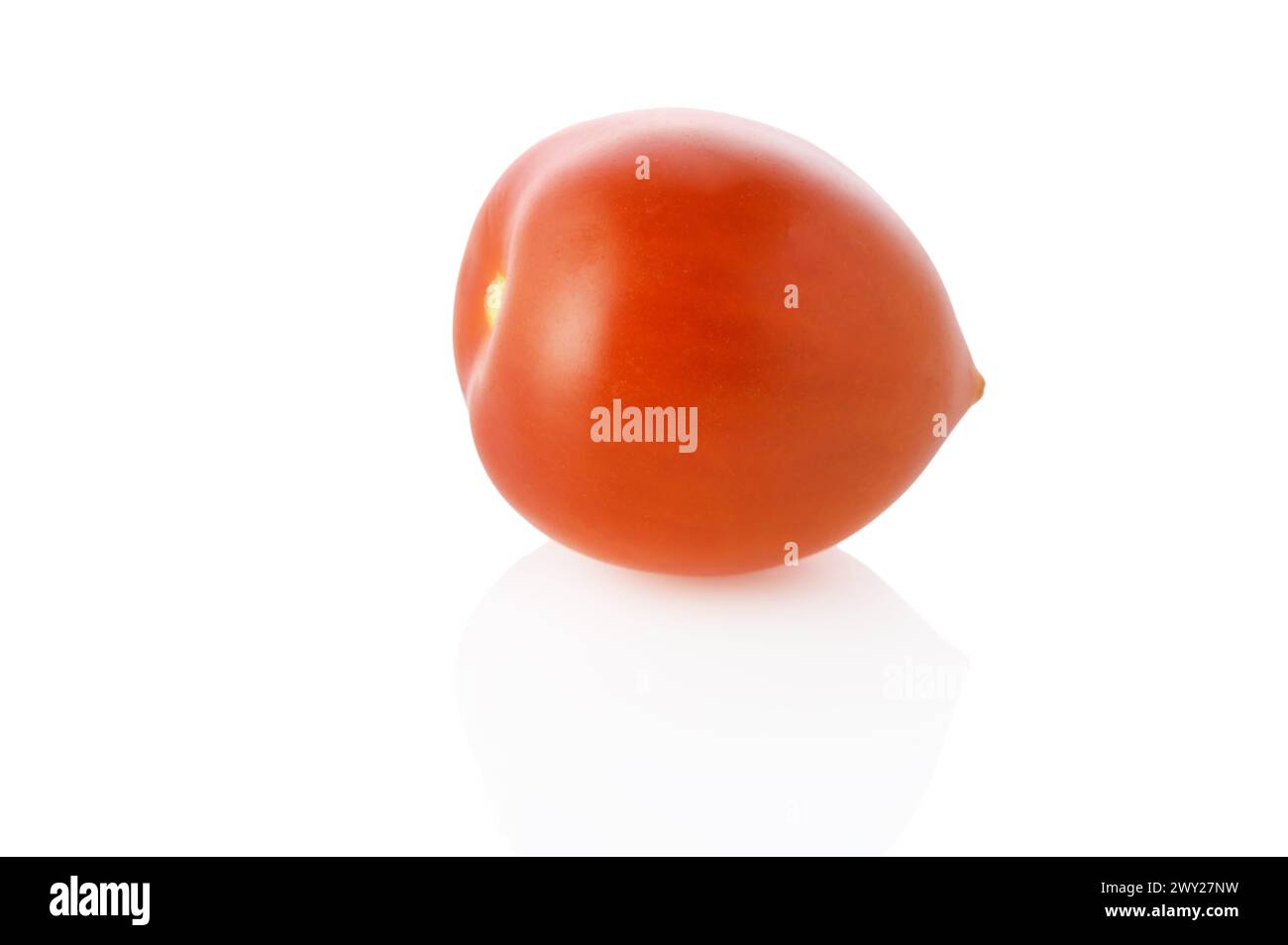 One tomato isolated on white background. 1 Stock Photo - Alamy