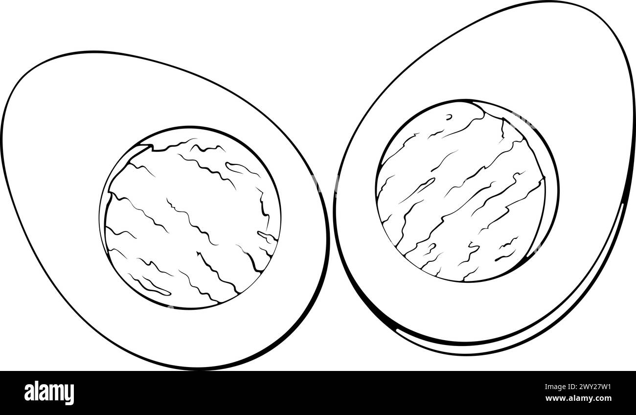 Cartoon hard boiled egg hi-res stock photography and images - Alamy