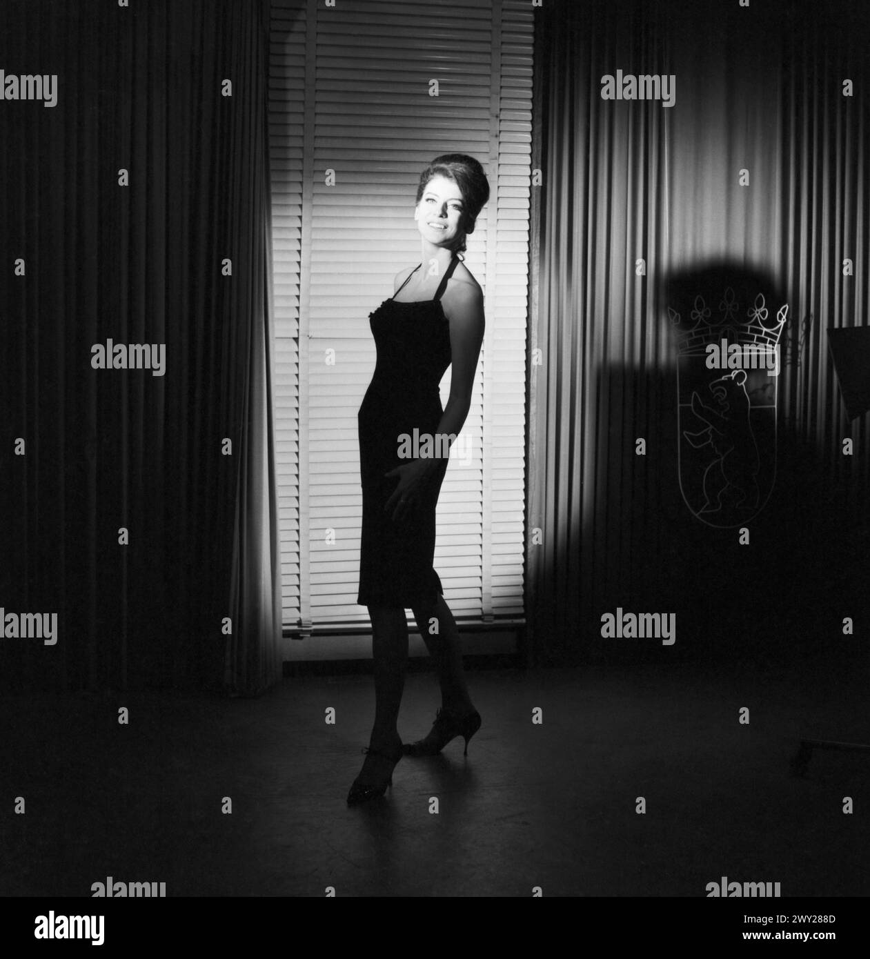 Louvre curtain Black and White Stock Photos & Images - Alamy