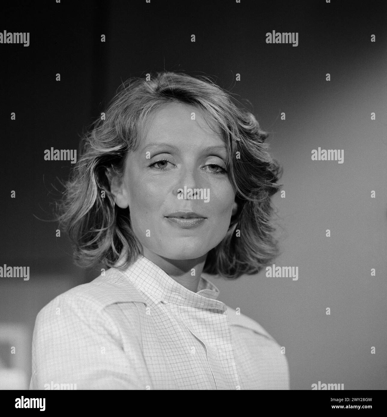 Nicole Massion, Moderatorin der Berliner Abendschau, Berlin 1985 Stock ...