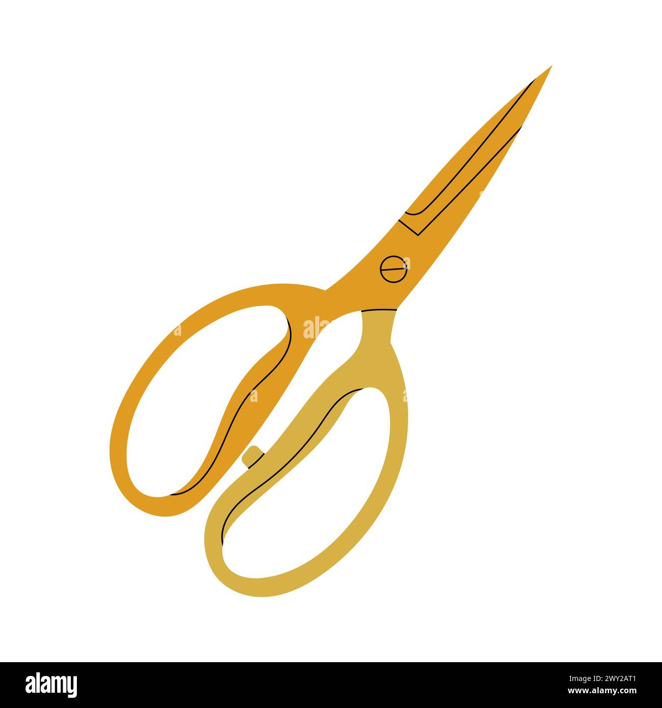 Cartoon scissors with metal blades Stock Vector Image & Art - Alamy
