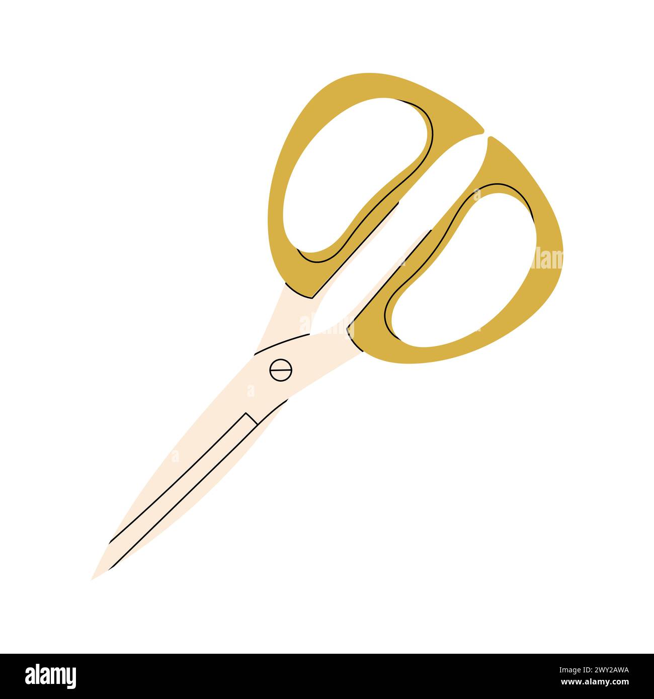Cartoon scissors with metal blades Stock Vector Image & Art - Alamy