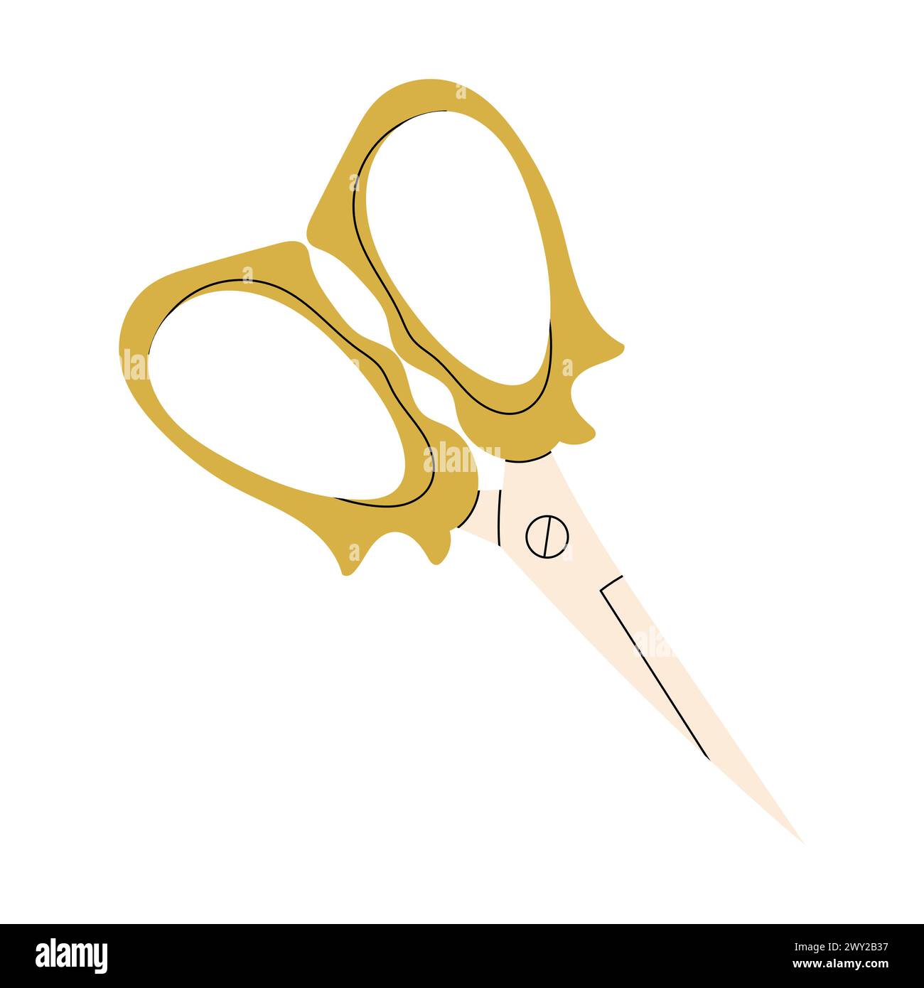 Cartoon scissors with metal blades Stock Vector Image & Art - Alamy