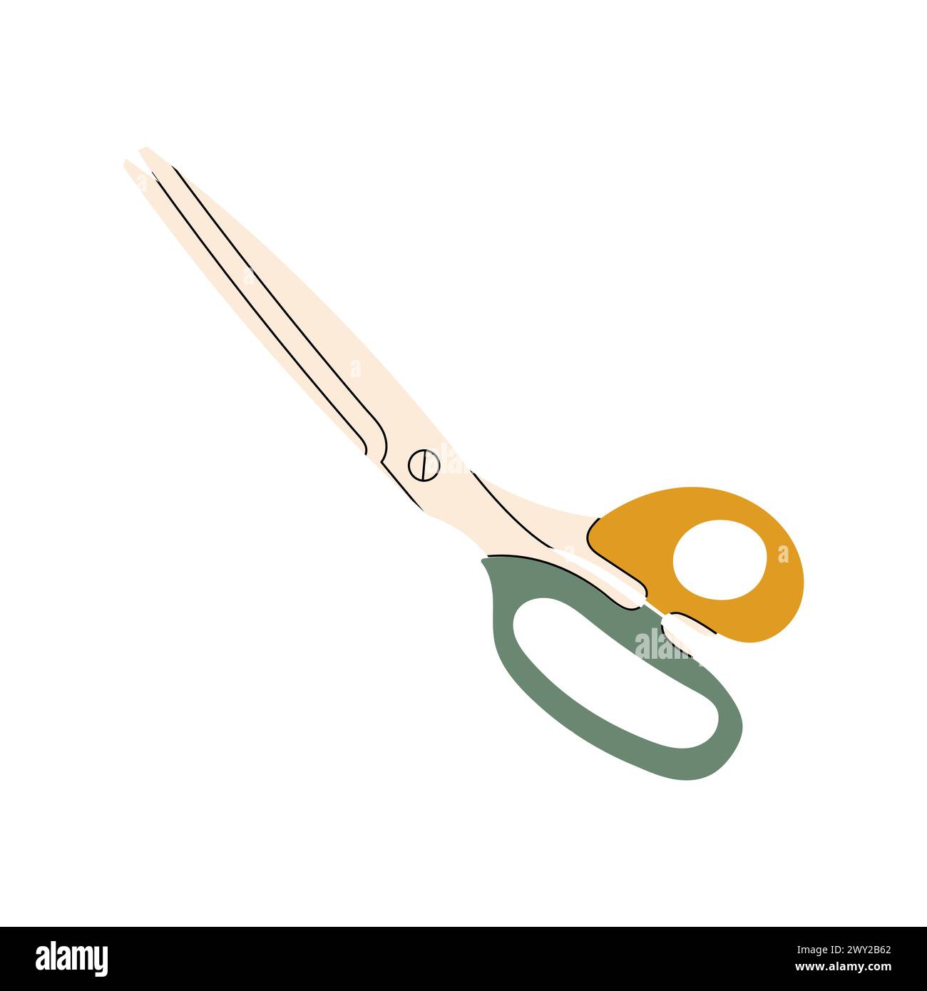 Cartoon scissors with metal blades Stock Vector Image & Art - Alamy