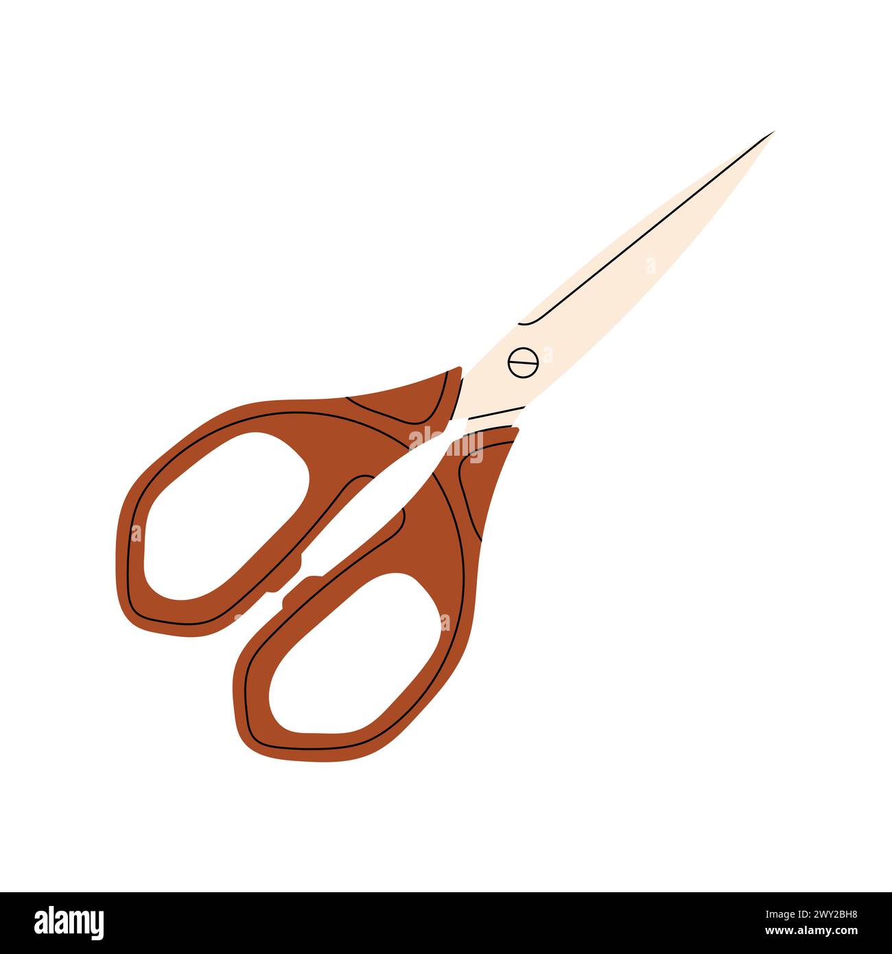 Cartoon scissors with metal blades Stock Vector Image & Art - Alamy