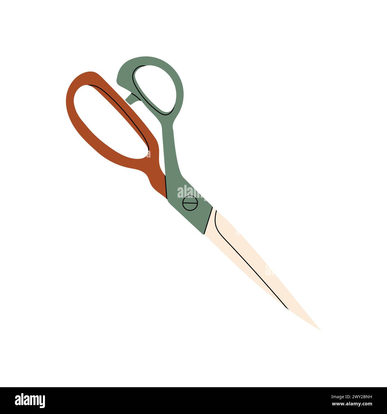 Cartoon scissors with metal blades Stock Vector Image & Art - Alamy