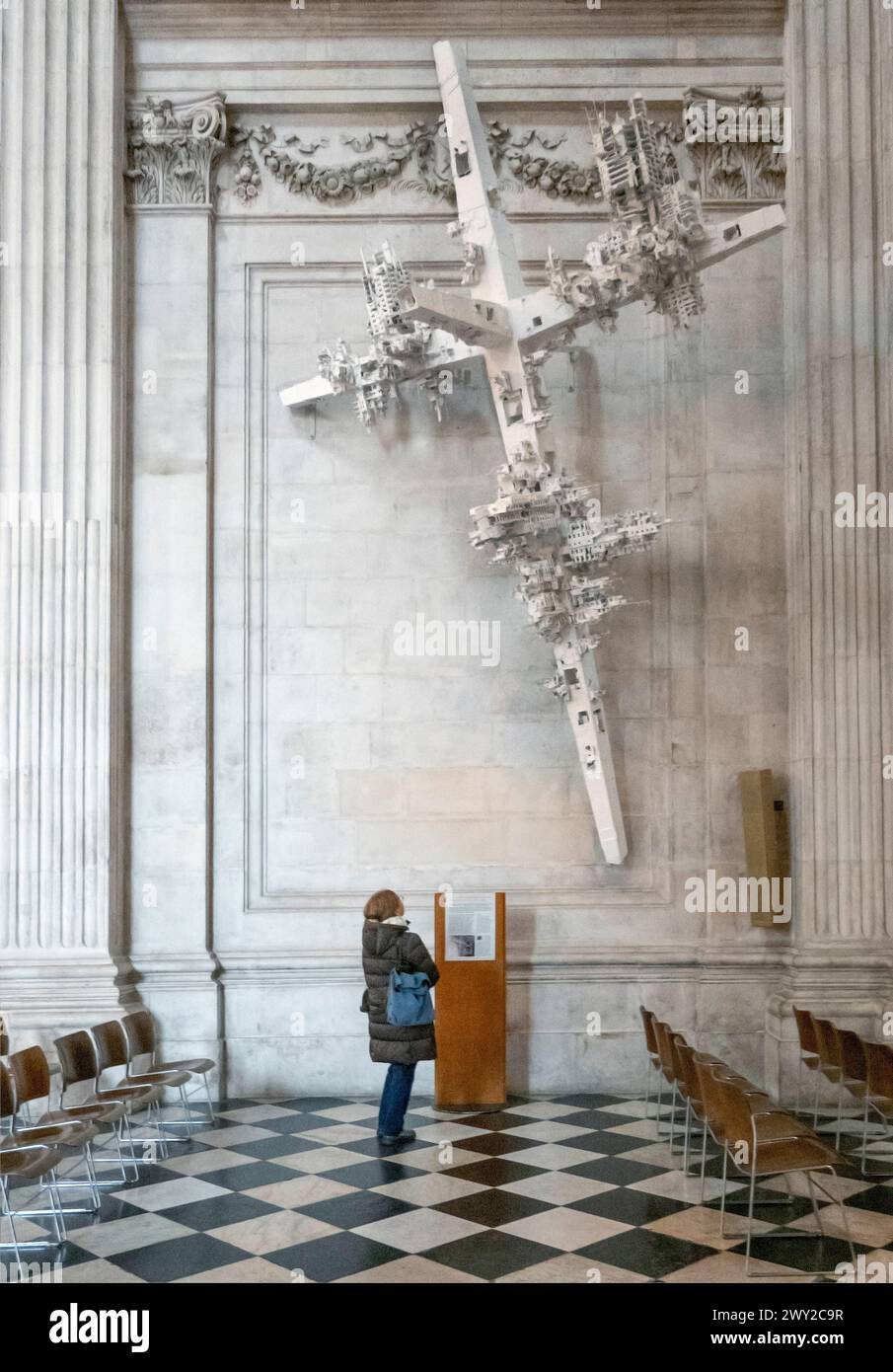 Sculpture by Gerry Judah in St Paul's Cathedral, London, England, UK to ...