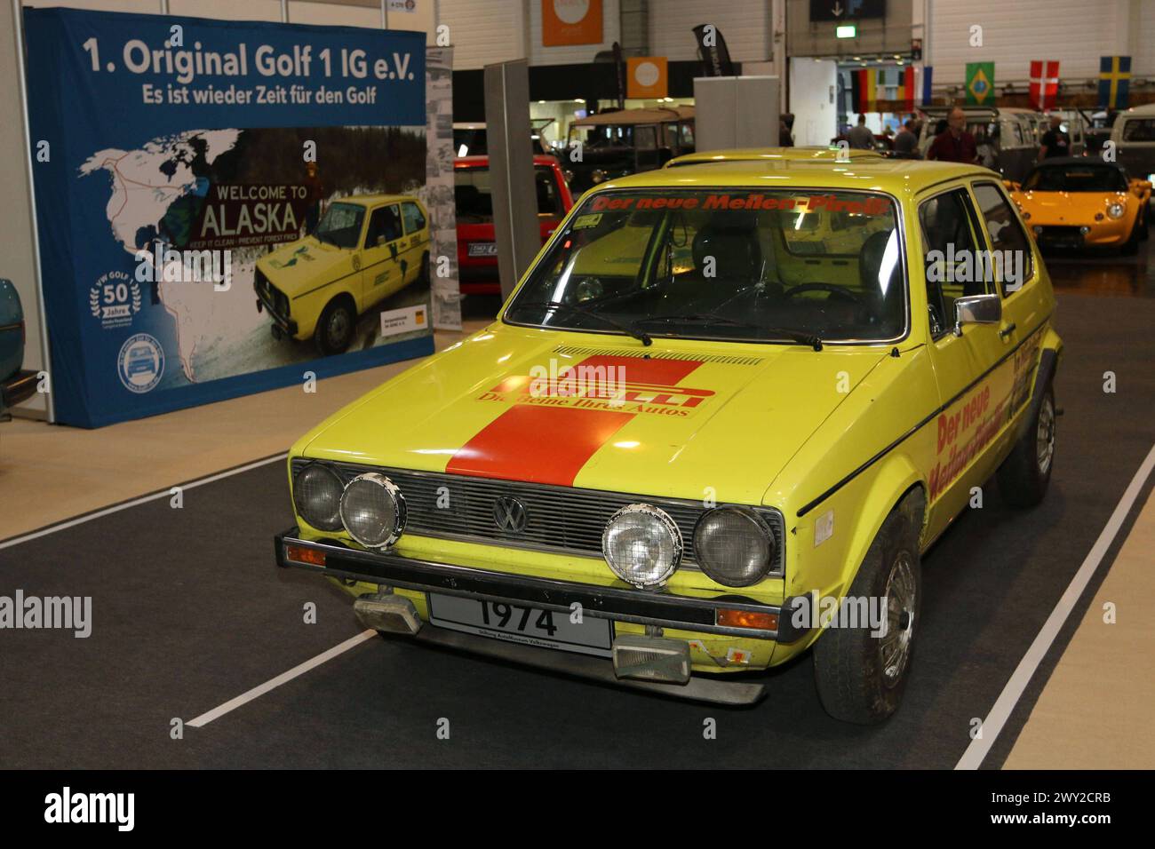 VW Golf LS Golf 1, Baujahr 1974, Originalfahrzeug der Alaska Feuerland ...
