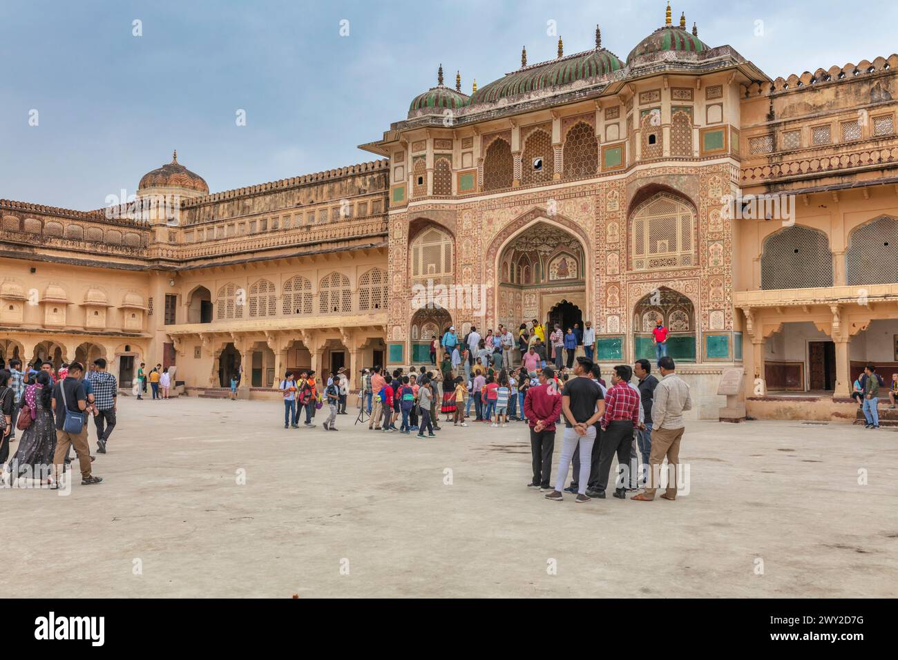 Ganesh Pol Entrance, Amber Fort, Jaipur, Rajasthan, India Stock Photo ...