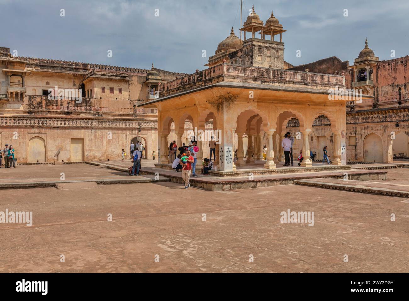 Baradari pavilion, Amber Fort, Jaipur, Rajasthan, India Stock Photo - Alamy