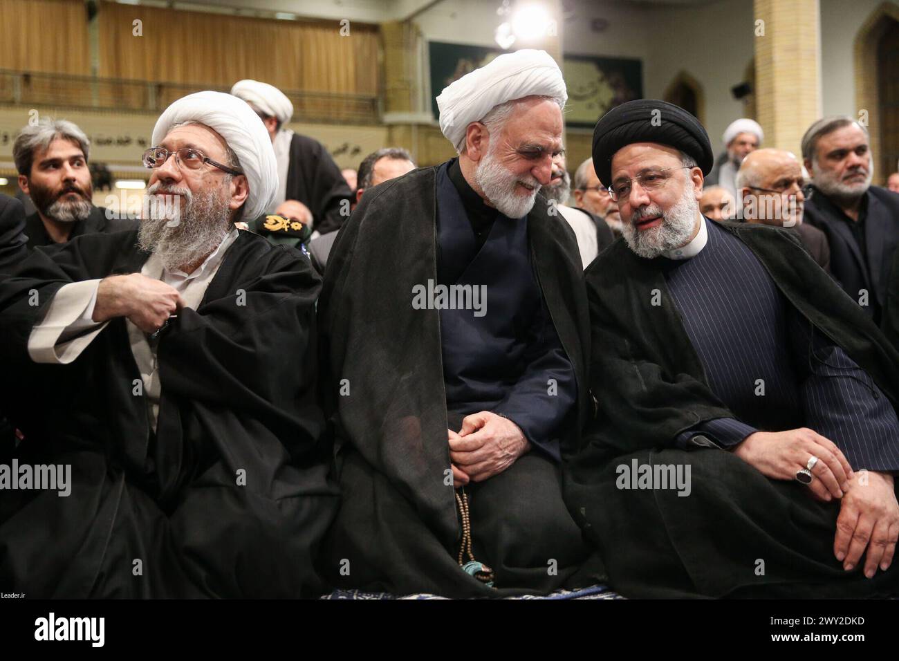 April 3, 2024, Tehran, Iran: Iranian President EBRAHIM RAISI (R ...