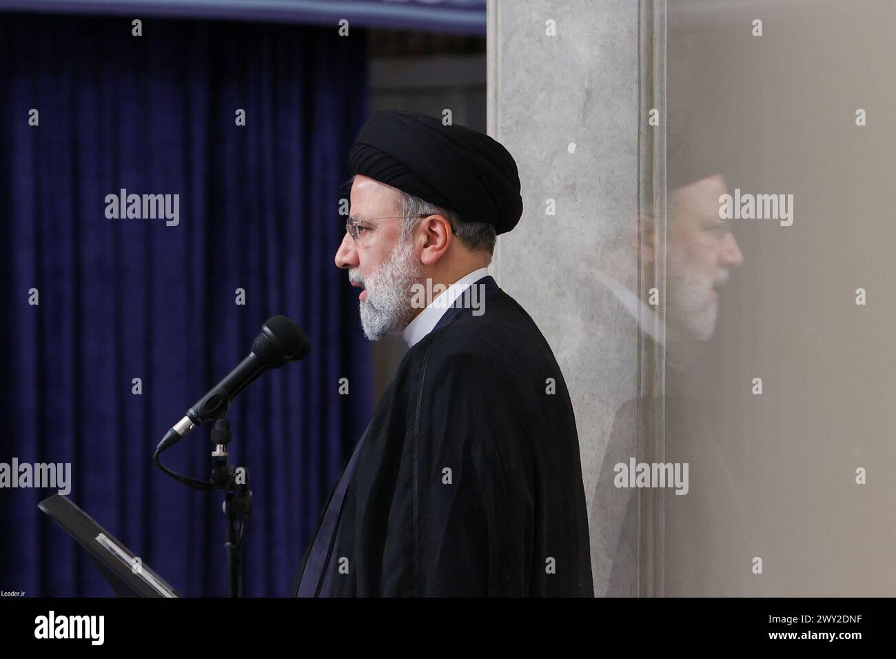 April 3, 2024, Tehran, Iran: Iranian President EBRAHIM RAISI speaks ...