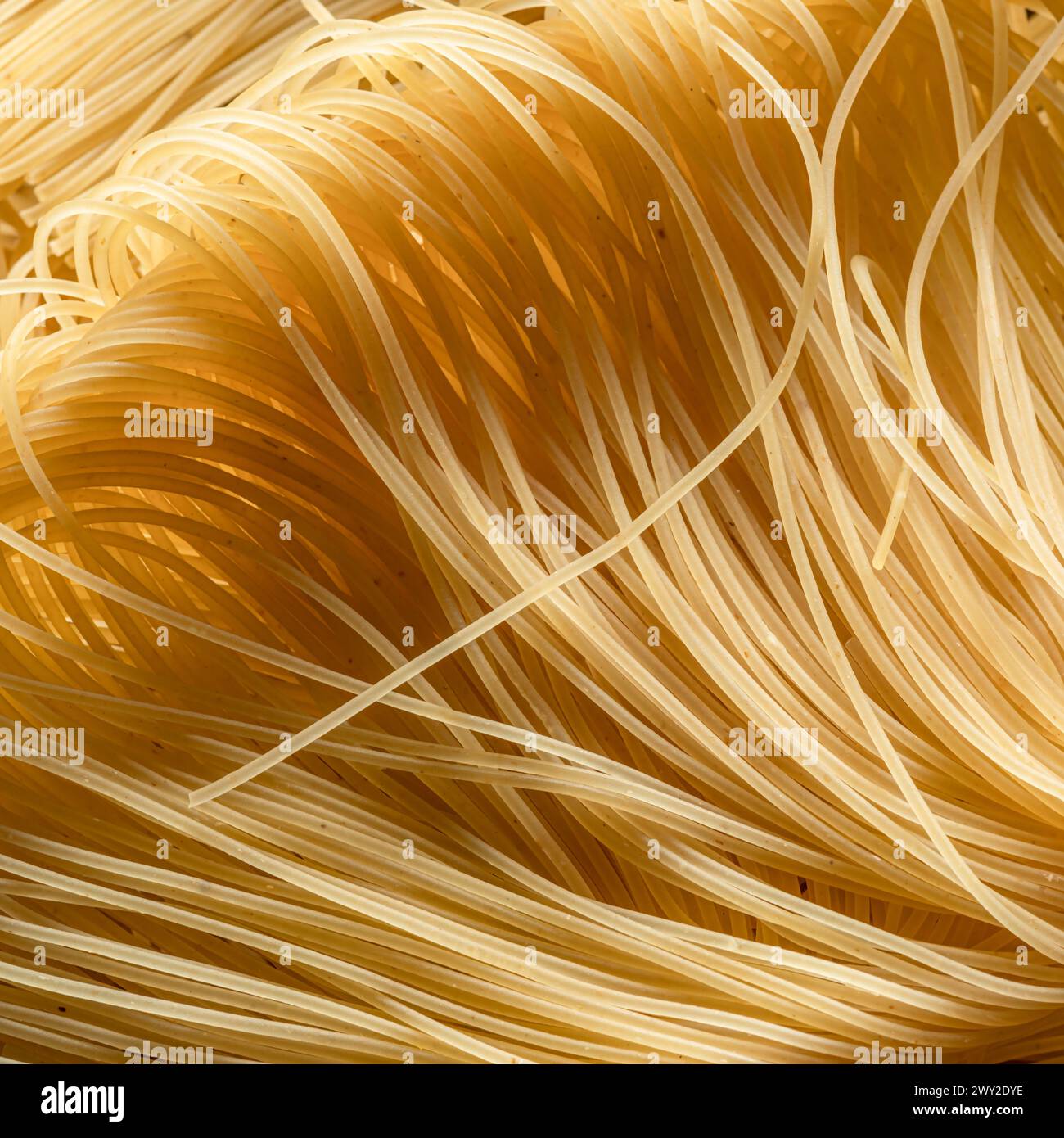 Italian pasta vermicelli close-up. Food background Stock Photo - Alamy