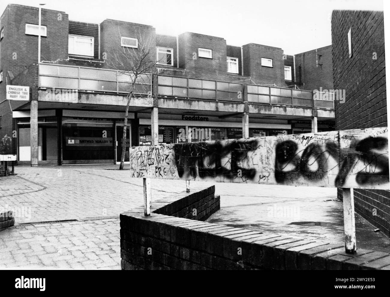 WECOCK CENTRE, WECOCK FARM 1989 CRIME WAVE PIC MIKE WALKER 1989 Stock ...