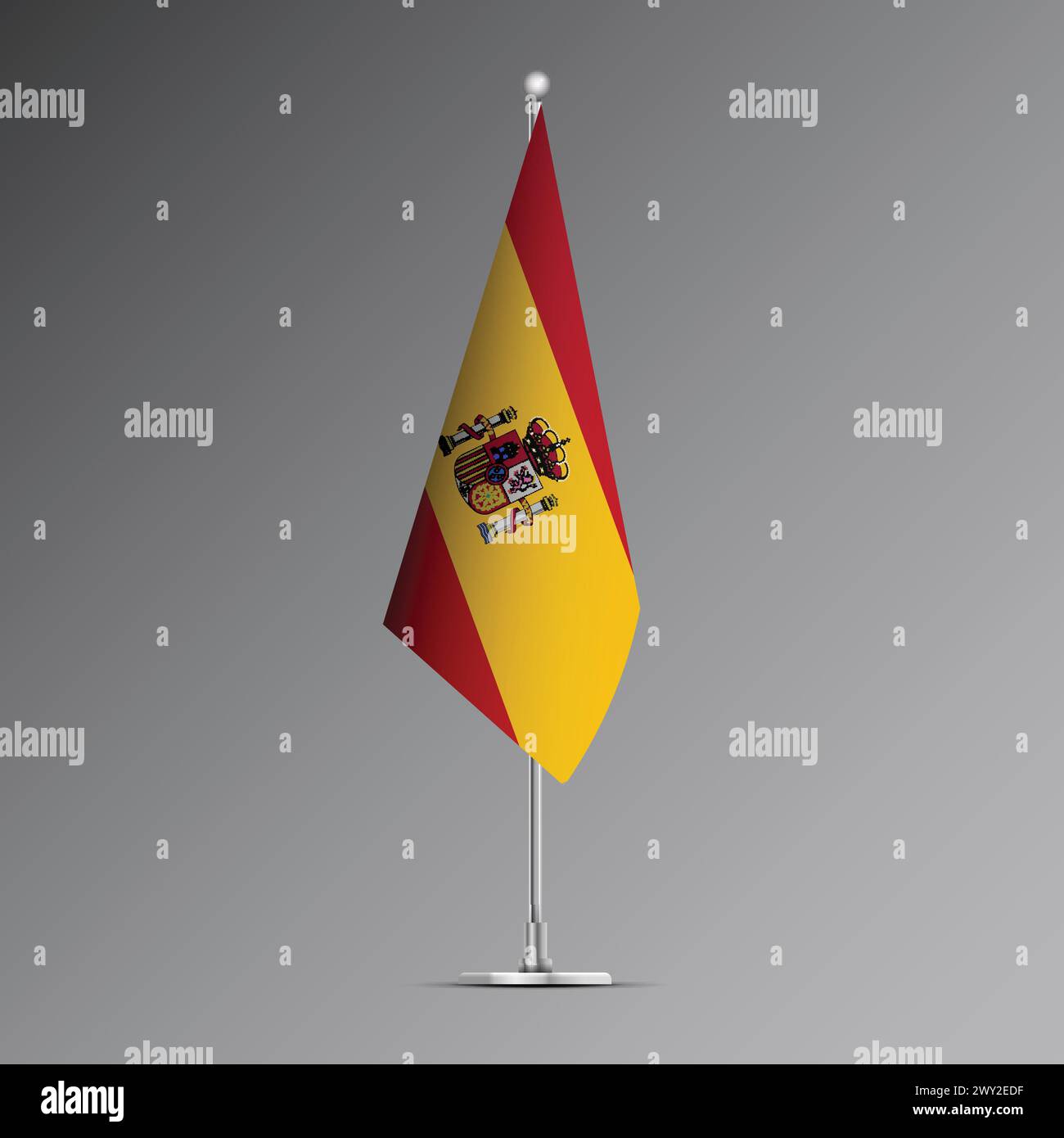 Spain national flag on Stock Vector Images - Alamy