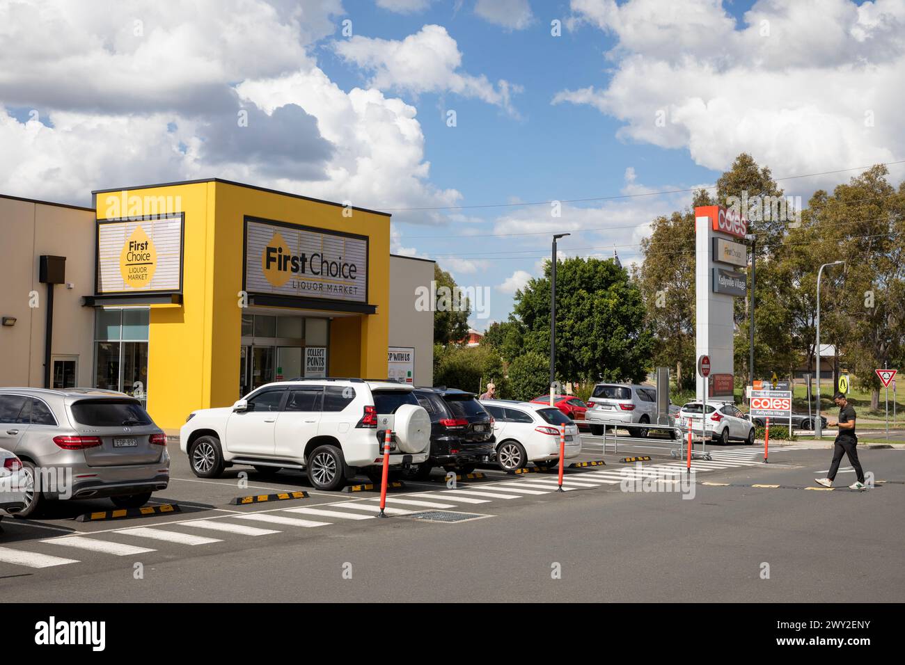 Sydney shopping precinct in Kellyville, the Kellyville Village includes ...