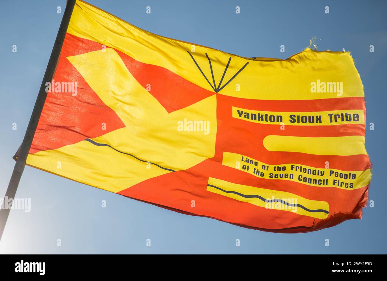 Sioux tribe flag hi-res stock photography and images - Alamy