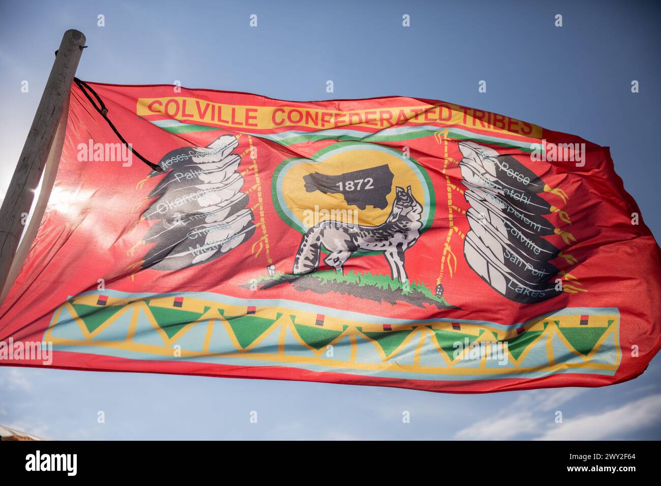 Indigenous Tribal Flags Stock Photo - Alamy