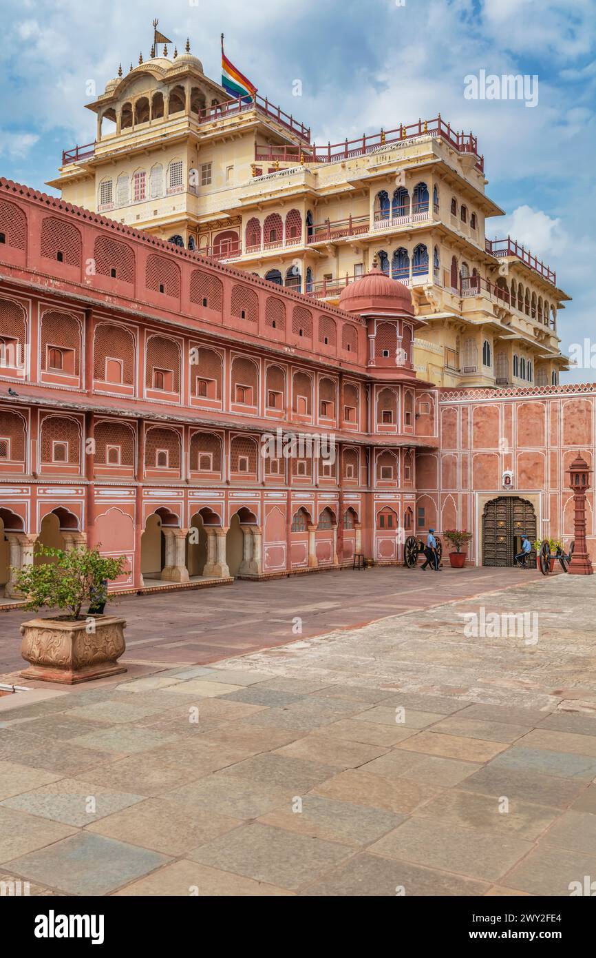 Chandra Mahal, City Palace, Jaipur, Rajasthan, India Stock Photo - Alamy