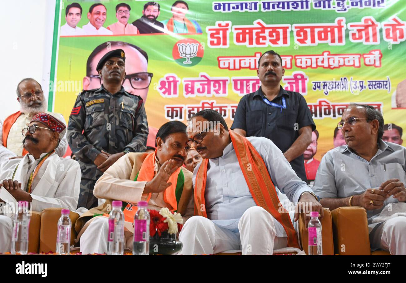 India. 03rd Apr, 2024. GREATER NOIDA, INDIA - APRIL 3: Uttar Pradesh ...