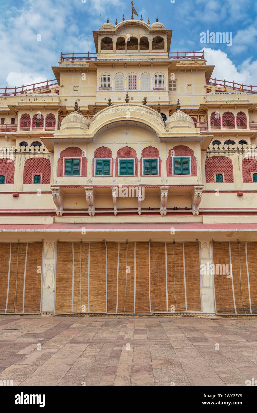 Chandra Mahal, City Palace, Jaipur, Rajasthan, India Stock Photo - Alamy