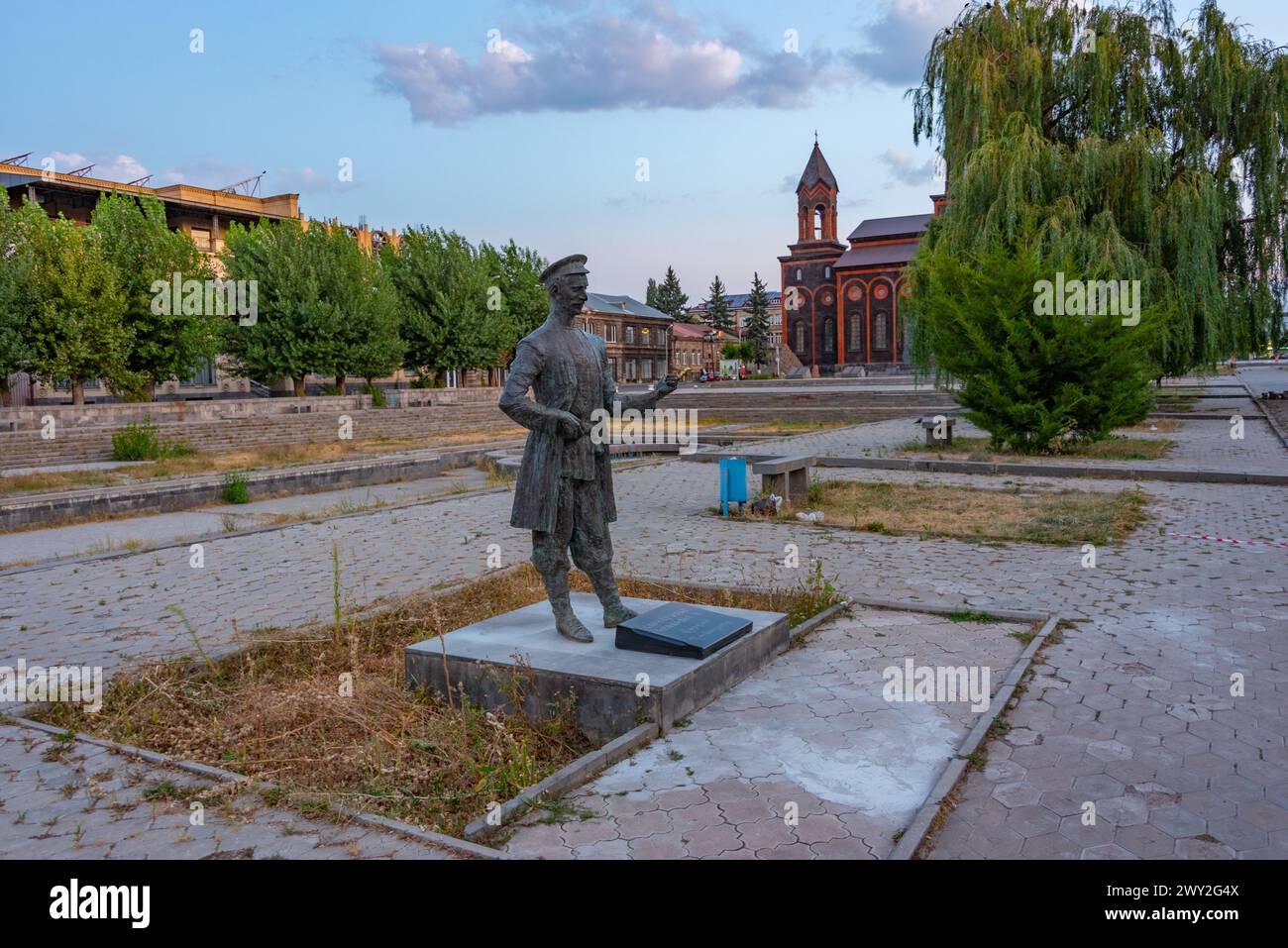 Church of the holy saviour in Armenian town Gyumri Stock Photo - Alamy