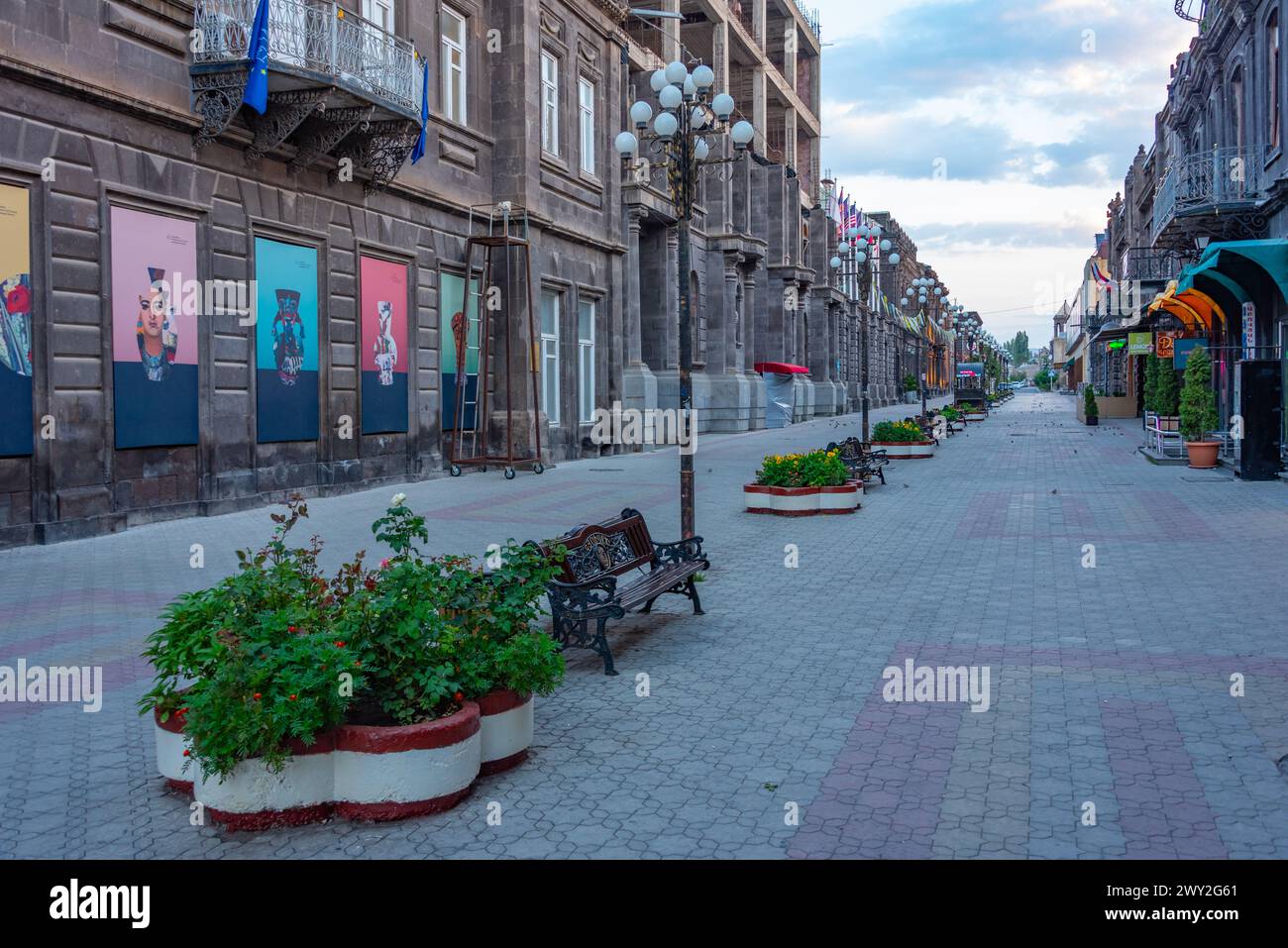 Armenia abovyan street hi-res stock photography and images - Alamy