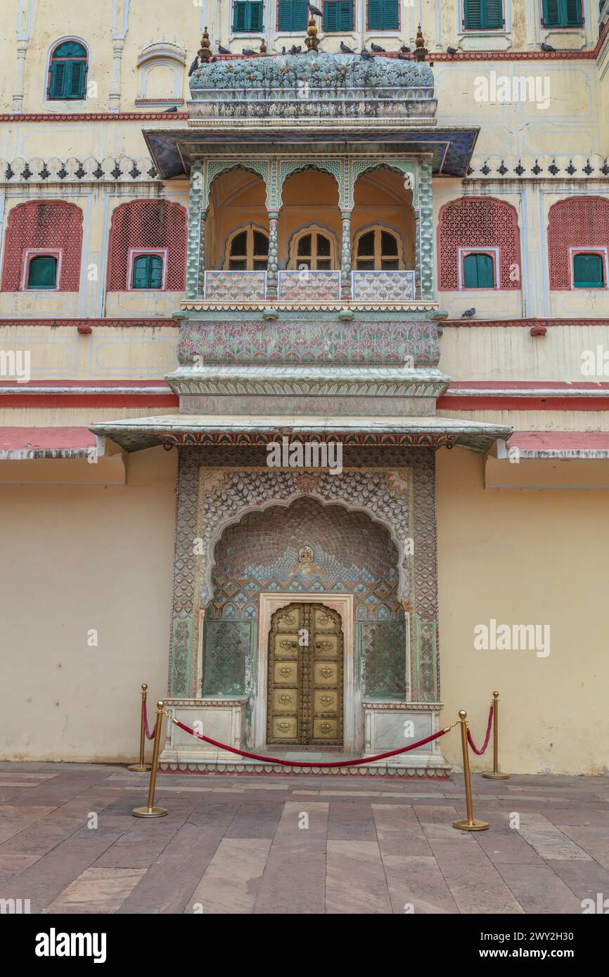 Lotus Gate, City Palace, Jaipur, Rajasthan, India Stock Photo - Alamy