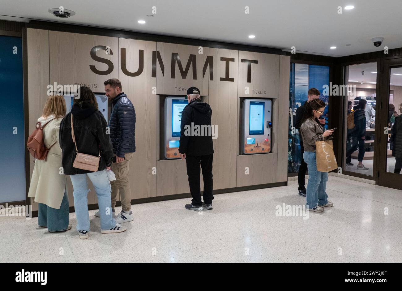 The summit is a sky high observation deck in the super tall, One ...