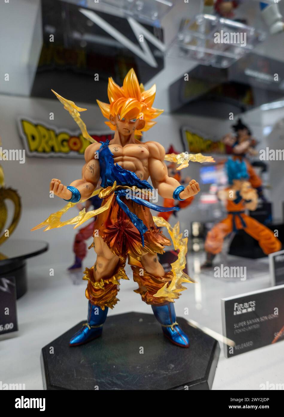 Tamashii Nations Store in Times Square is a place to buy popular Japanese collector's figurines ...