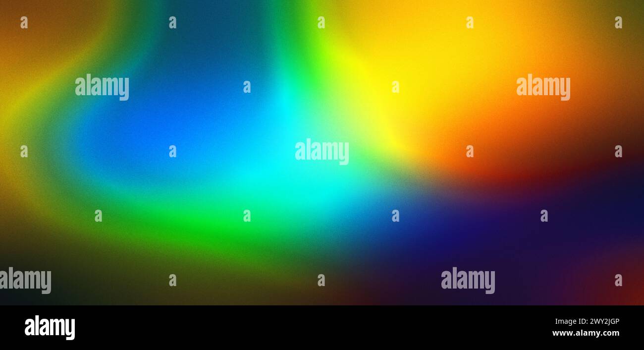 Rainbow glow grainy gradient background noise textured cinematic ...