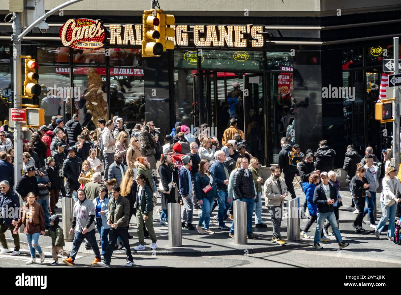 Times Square is a hustle bustle place filled with tourists from around ...