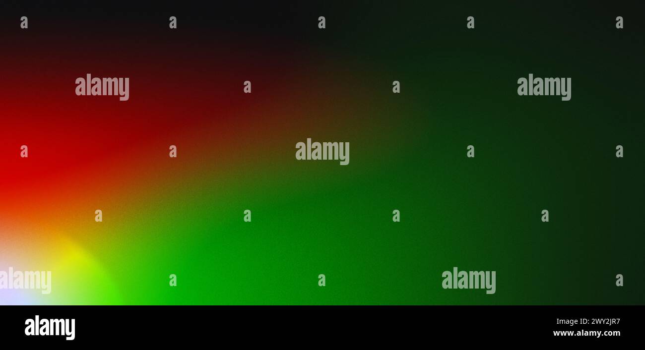 Red green glow blue grainy gradient background noise textured cinematic abstract color gradient ...