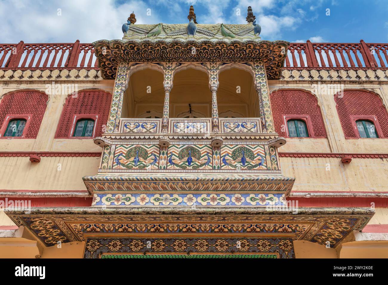 Peacock Gate, City Palace, Jaipur, Rajasthan, India Stock Photo - Alamy