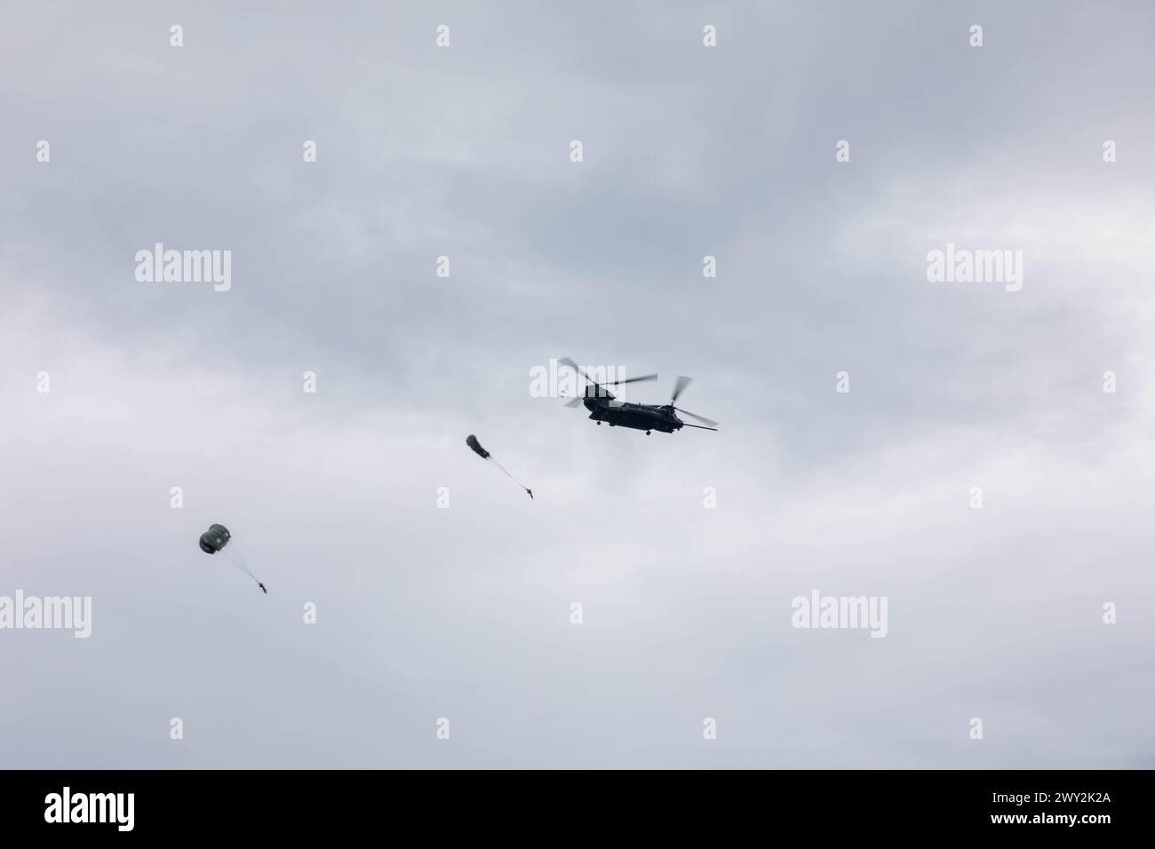U.S. Army Special Forces Soldiers and Navy SEALS conduct a jump ...