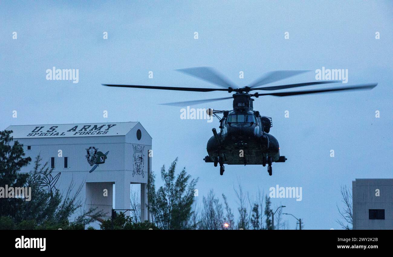 U.S. Army 160th Special Operations Aviation Regiment conducts MH-47 ...