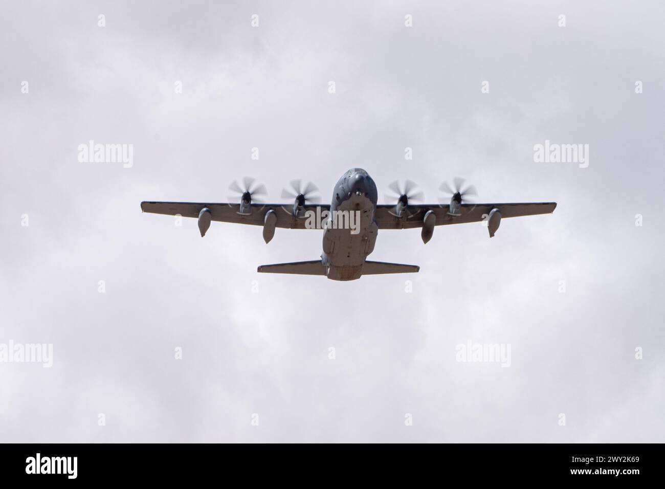 A U.S. Air Force MC-130 Commando II aircraft attending the Advanced ...