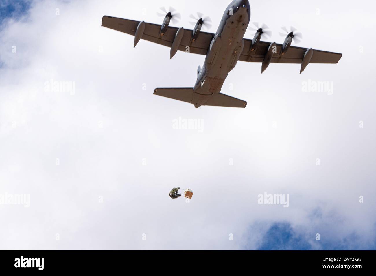 A U.S. Air Force MC-130 Commando II aircraft attending the Advanced ...