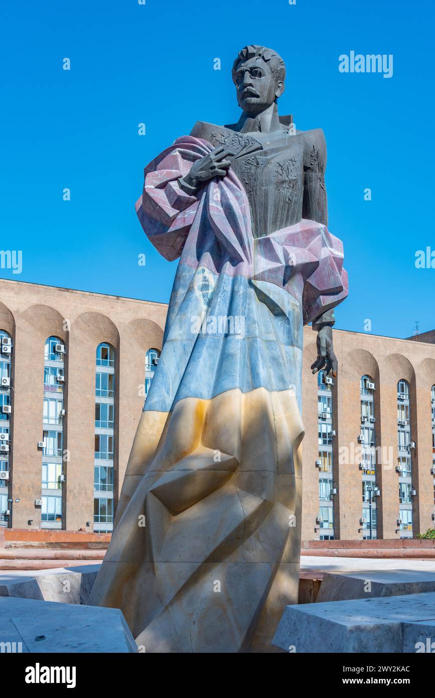 Aram Manukyan statue in Armenian capital Yerevan Stock Photo - Alamy