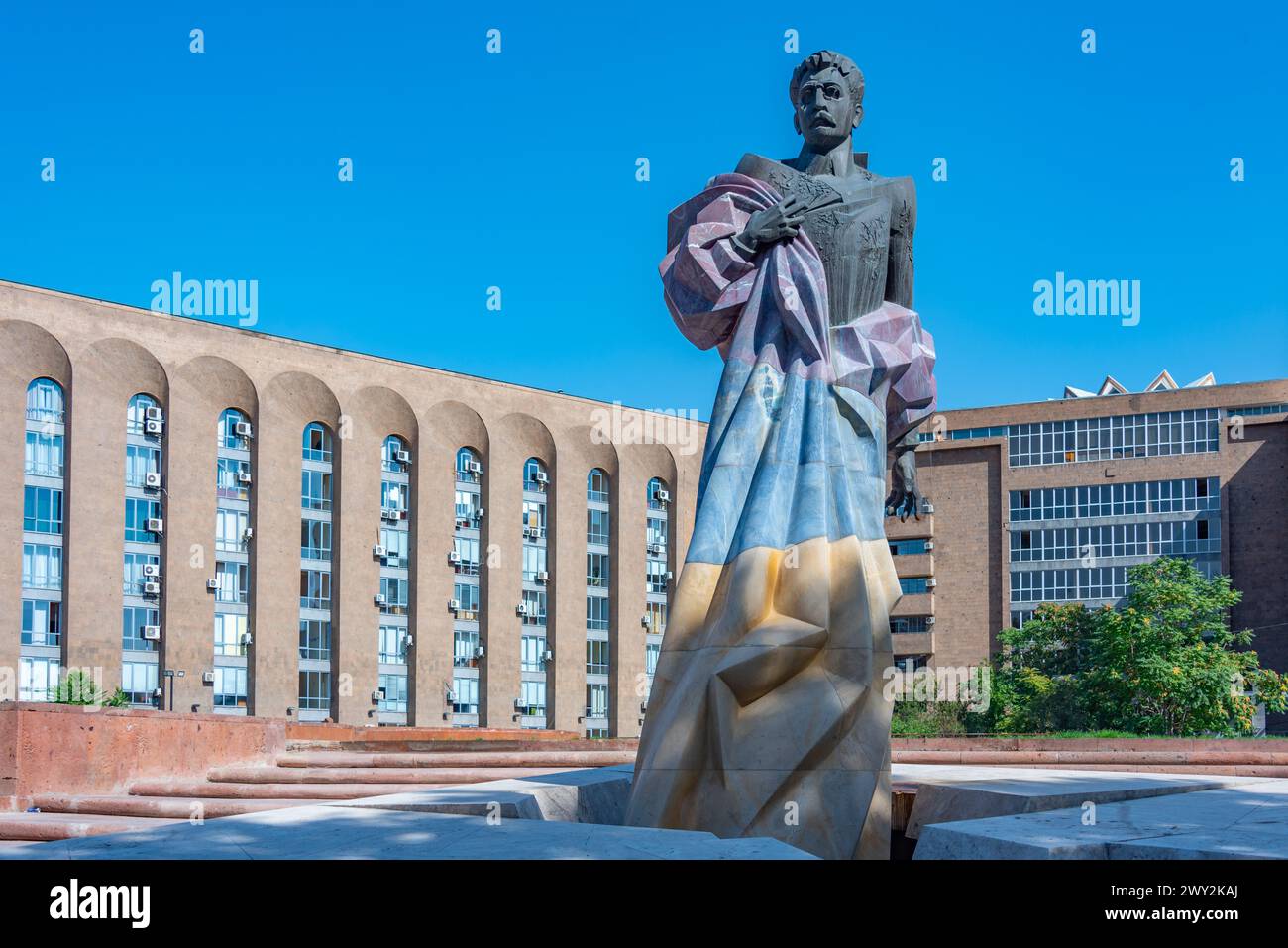 Aram Manukyan statue in Armenian capital Yerevan Stock Photo - Alamy