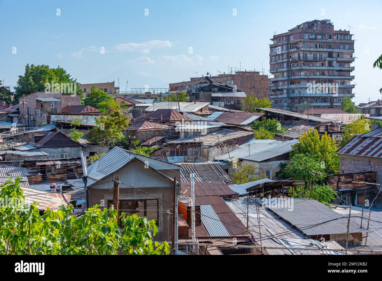 Poor neighborhood of Armenian capital Yerevan Stock Photo - Alamy