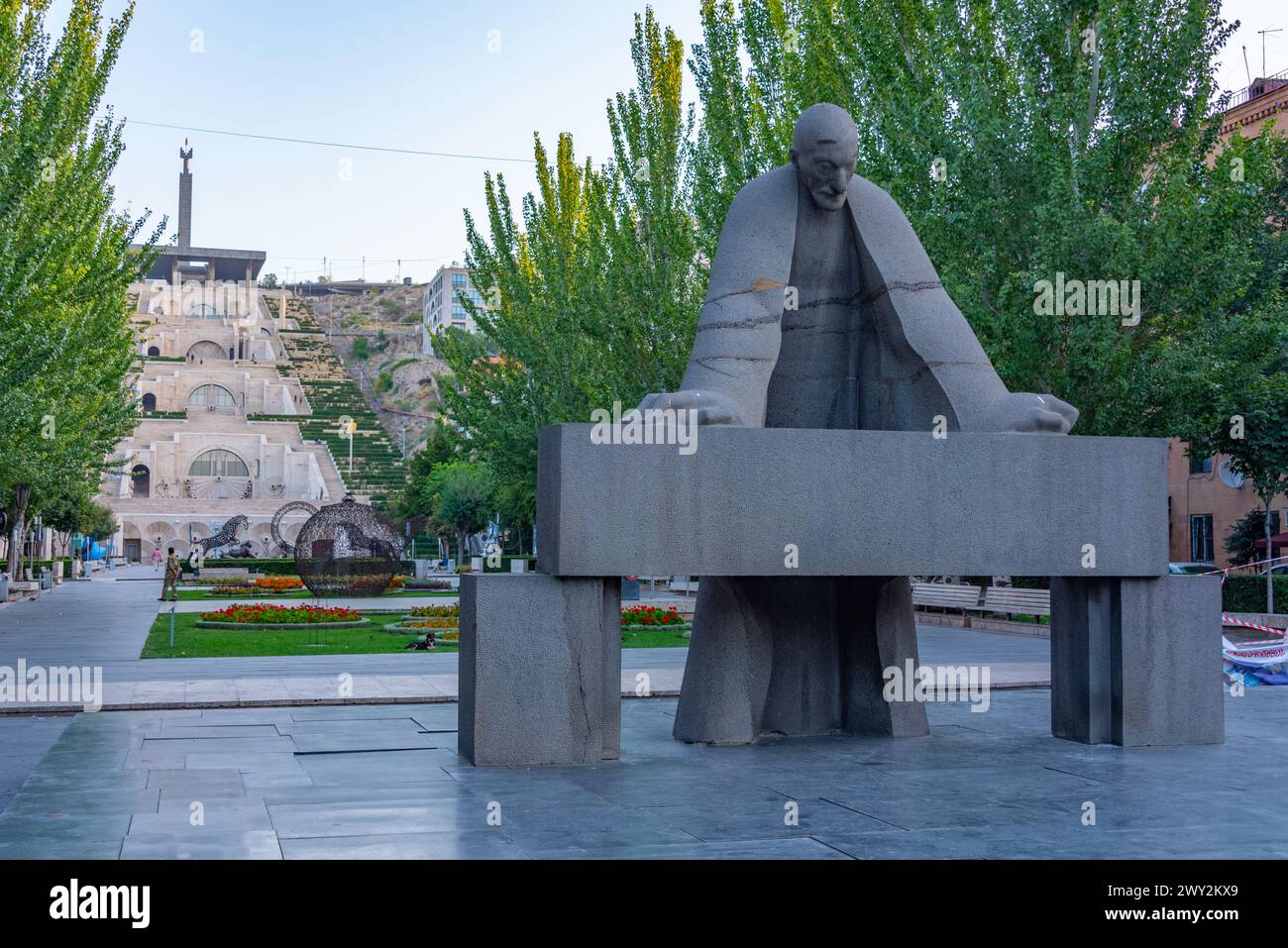 Alexander Tamanyan Statue in Yerevan, Armenia Stock Photo - Alamy