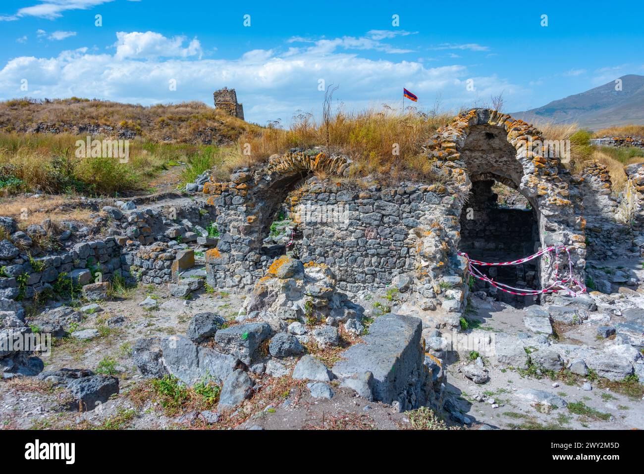 Summer day at Lori castle in Armenia Stock Photo - Alamy