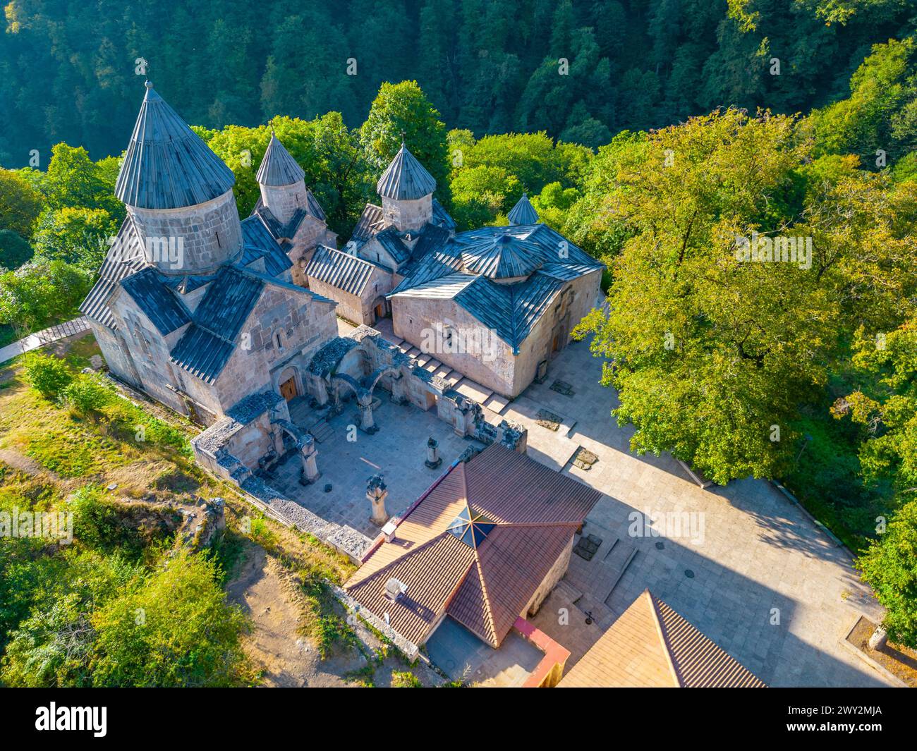 Sunny day at Haghartsin Monastery Complex in Armenia Stock Photo - Alamy
