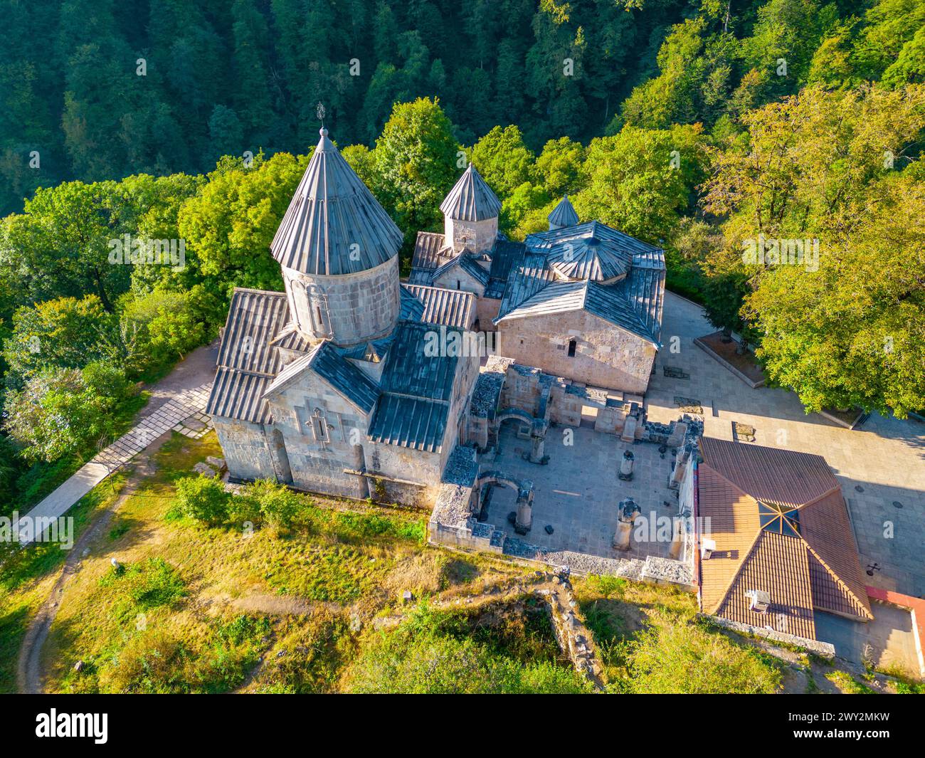 Sunny day at Haghartsin Monastery Complex in Armenia Stock Photo - Alamy