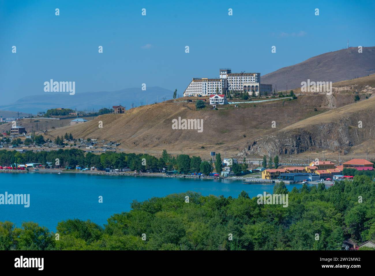 Summer day at Sevan lake in Armenia Stock Photo - Alamy