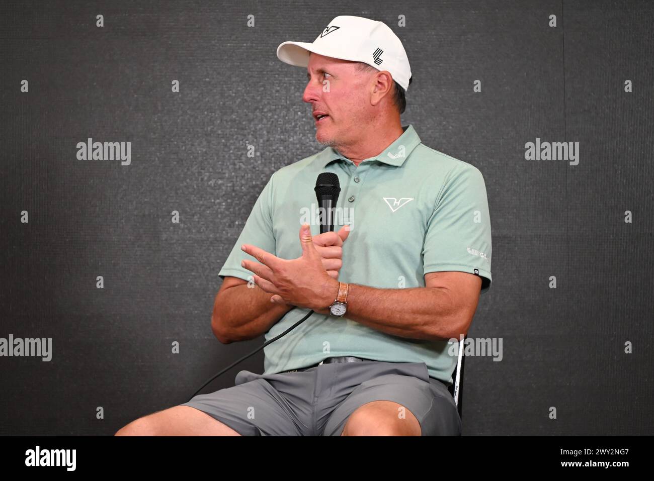 Miami, United States. 03rd Apr, 2024. Captain Jon Rahm of Legion XIII ...