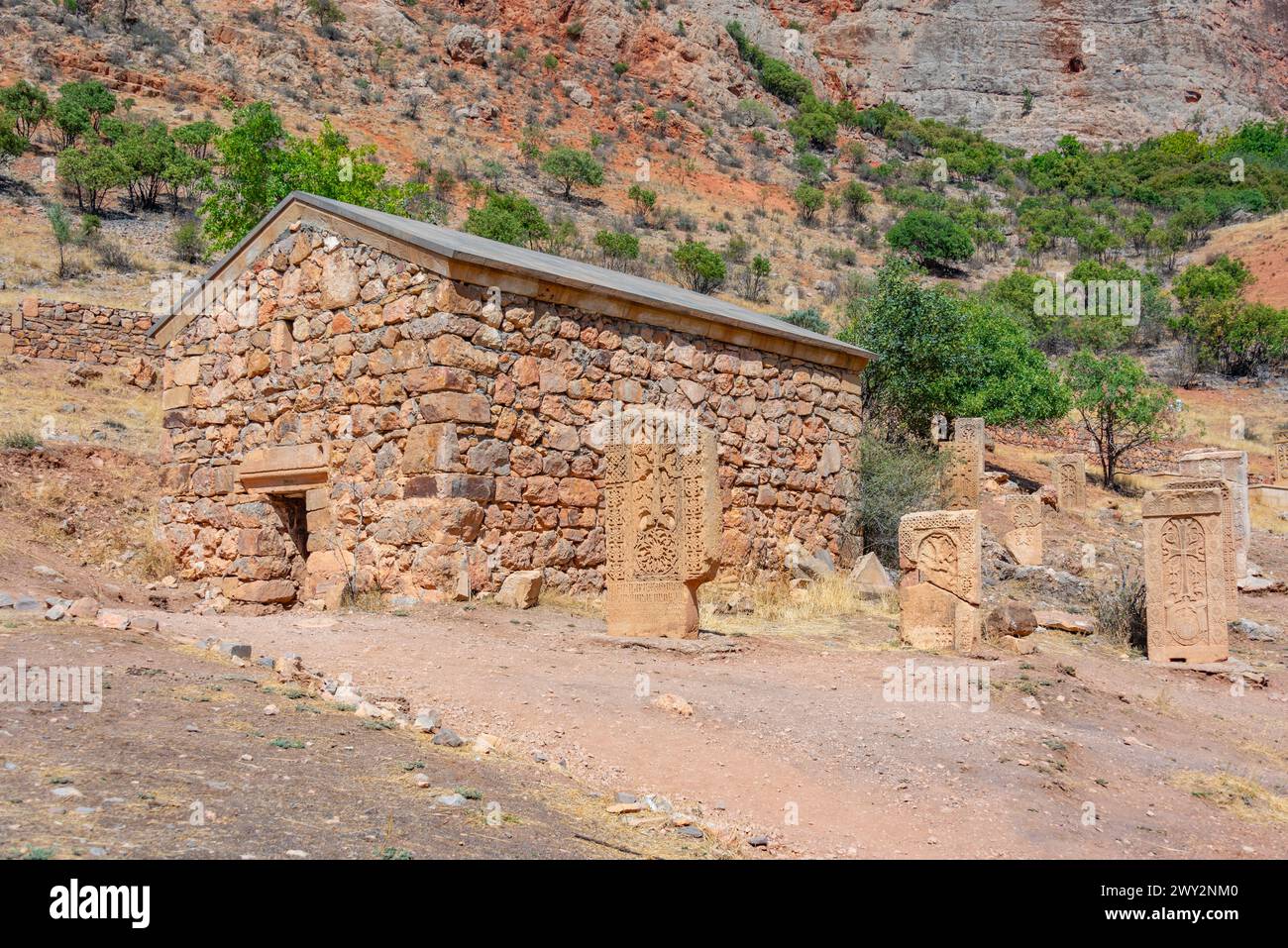 Summer day at Noravank monastery in Armenia Stock Photo - Alamy