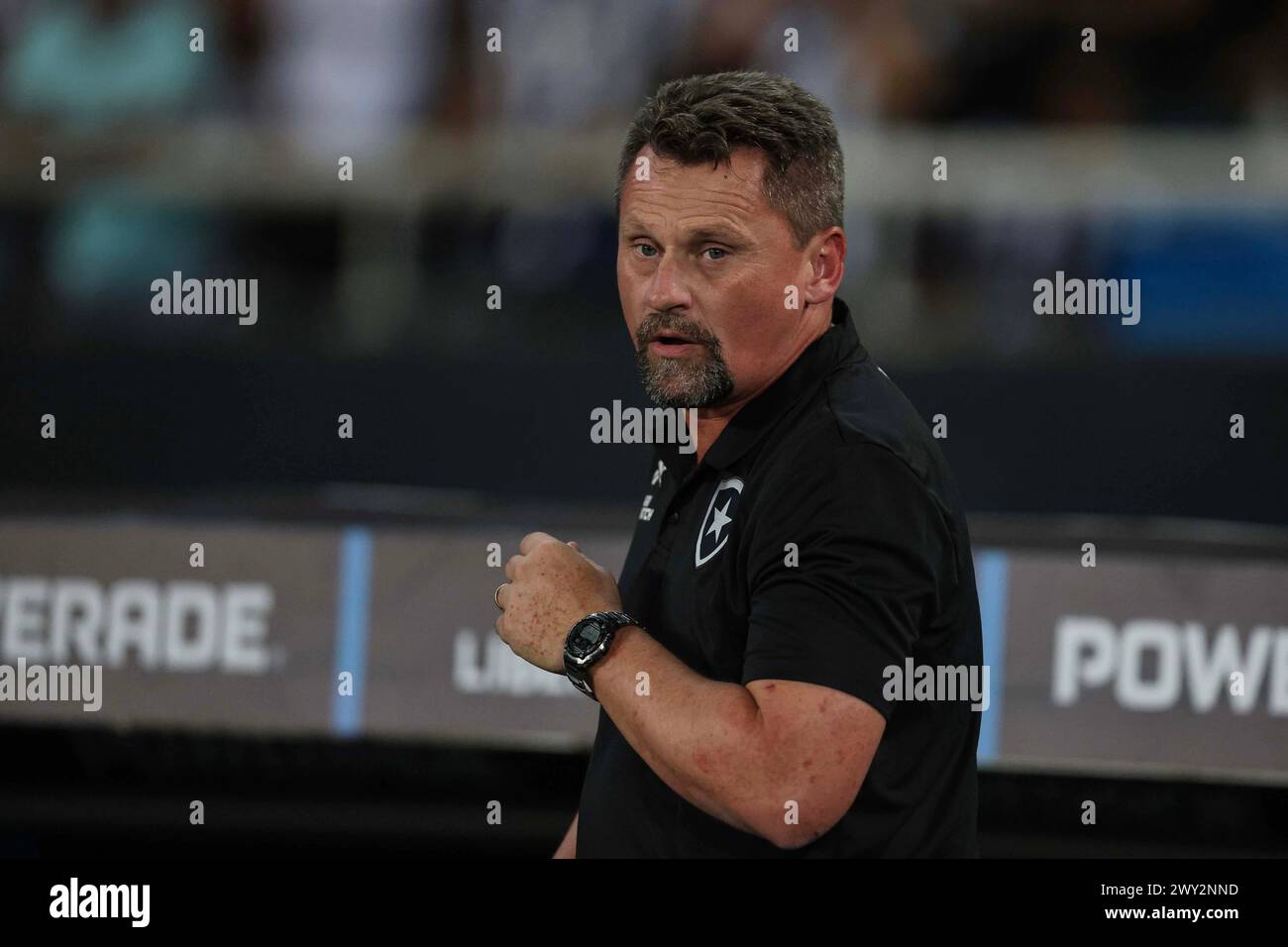 Rio de Janeiro, Brazil. 03rd Apr, 2024. Botafogo manager Fabio Matias ...